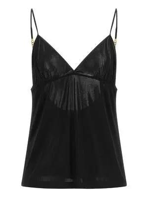 Saint Laurent Cassandre Chain Top - Black