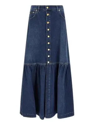 Dolce & Gabbana Denim Skirt - Blue