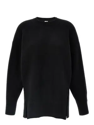 TOTEME TOTEME Double-Knit Sweater Black