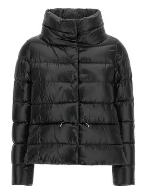 Herno Wide Neck Down Jacket - Black
