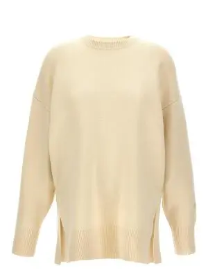 TOTEME TOTEME Double-Knit Cashmere And Wool Blend Sweater White