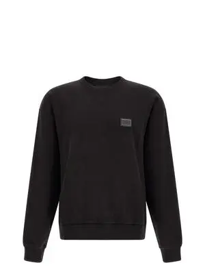Dolce & Gabbana Logo Plaque Sweatshirt - Black
