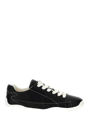 Prada Nappa Leather Sneakers - Black