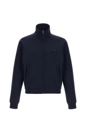 Prada Tech Fabric Sweatshirt - Blue