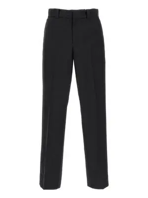 Prada Wool Blend Trousers - Black