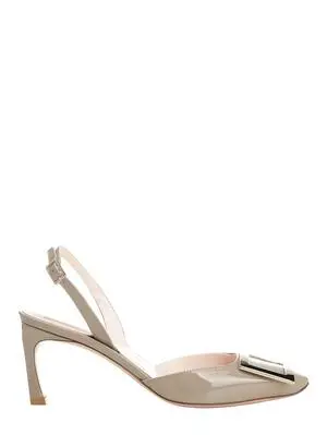 ROGER VIVIER Trompette Slingback Pumps - Brown
