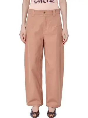Chloé Wide-leg Barrel Trousers - Pink