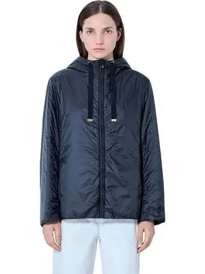 Max Mara Hooded Puffer Jacket - Black