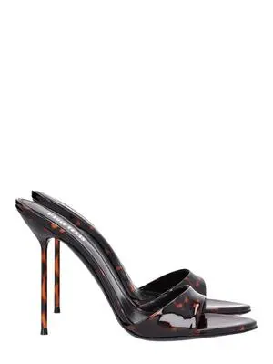 Paris Texas Patent Leather Lidia Mule - Brown