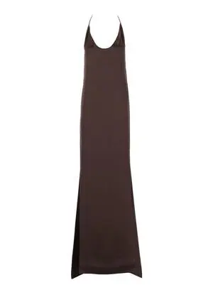 TOM FORD Long Silk Evening Dress - Brown
