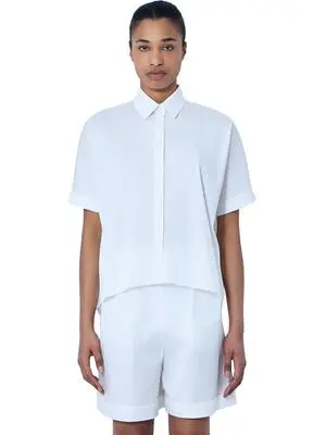 Max Mara MAX MARA Cotton Poplin Shirt White