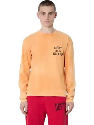 GALLERY DEPT. French Logo Print T-shirt - Orange