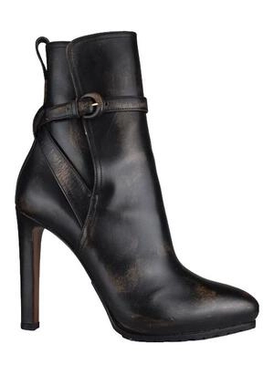 RALPH LAUREN RALPH LAUREN Recelle Distressed Leather Ankle Boots