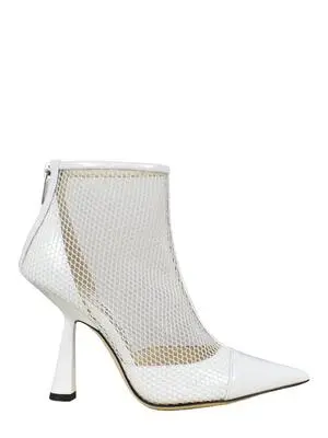 JIMMY CHOO Kix 100 Ankle Boots - White