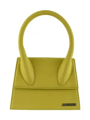 Jacquemus Leather Le Grand Chiquito Bag - Yellow