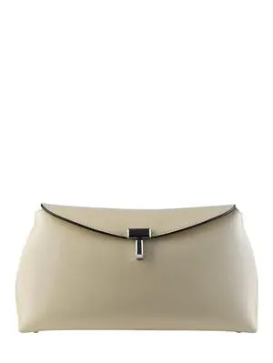 TOTEME T-lock Clutch - Cream
