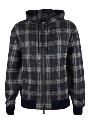 Burberry Heavy Cotton Hooded Vest - Blue