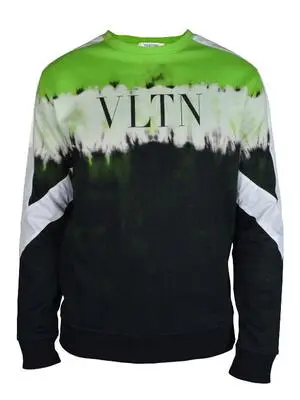 Valentino Garavani Printed Crew Neck Sweater - Black