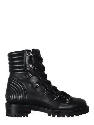 CHRISTIAN LOUBOUTIN Leather Mad Boot - Black