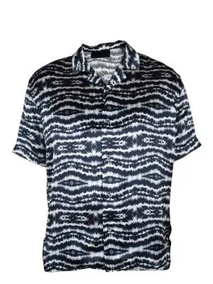 Philipp Plein Tie Dye Ss Shirt - Black