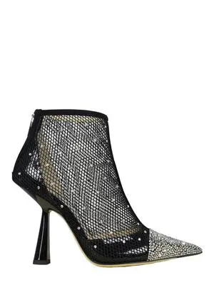 JIMMY CHOO JIMMY CHOO Kix 100 Crystal Embellished Mesh Ankle Boots