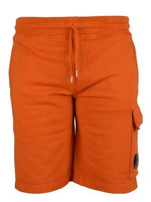 C.P. COMPANY Cotton Cargo Shorts - Orange