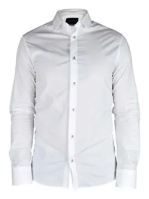 Philipp Plein Ls Skull Shirt - White