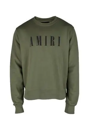 Amiri Logo Cotton Sweatshirt - Yellow