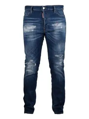 Dsquared2 Stretch Cotton Denim Cool Guy Jeans - Blue