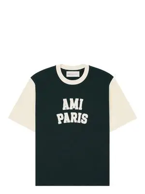 AMI Paris Logo T-shirt - Green