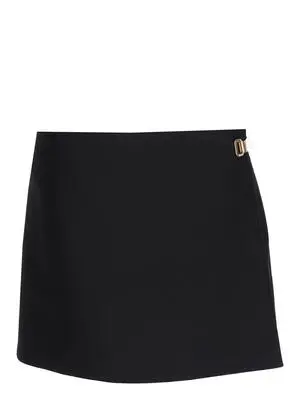 Balenciaga Twill Di Lana Skort - Black