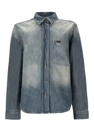 LOIS Vintage Finish Denim Shirt - Blue