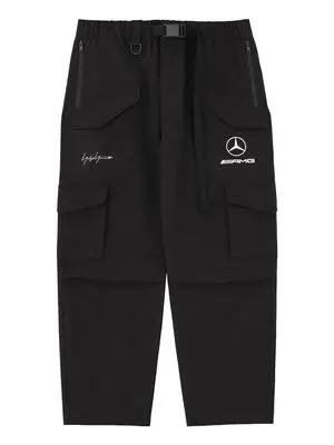 Y - 3 X AMG Cargo Pants With Logo - Black