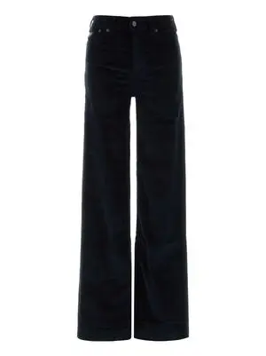 LOIS Stretch Corduroy Palazzo Pants - Blue