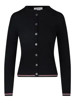 THOM BROWNE THOM BROWNE Ribbed Button-Front Cardigan