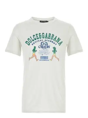 Dolce & Gabbana Ice Cotton T-shirt For - White