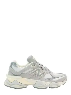 NEW BALANCE 9060 Mesh And Suede Sneaker - Grey