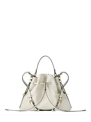Givenchy GIVENCHY Leather Mini Bucket Bag Bianco