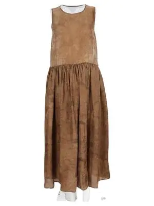UMA WANG UMA WANG Viscose-Cupro Dress Yellow