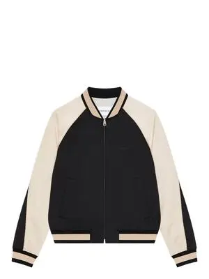 GIVENCHY Givenchy Bomber Jacket With Embellished Pearl Signature Back