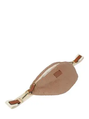 Chloé Faux Fur Bum Bag - Marrone
