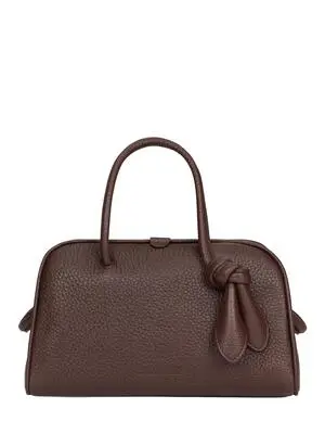 Jacquemus JACQUEMUS Le Petit Tourism Mini Leather Handbag Brown