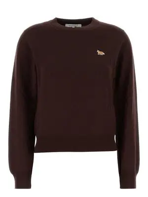 Maison Kitsuné Wool Sweater - Brown