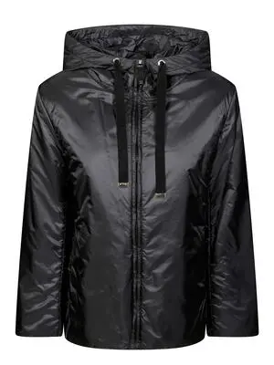 CUBE MAX MARA Cropped Quilted Parka Jacket - Nero