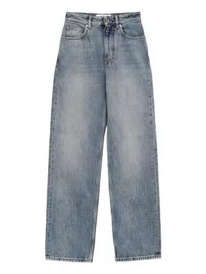 Loewe Anagram Baggy Jeans - Blue