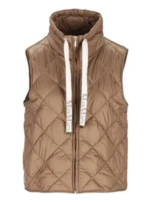 Max Mara MAX MARA THE CUBE Quilted Down Vest Beige
