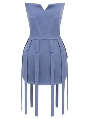 KHRIS K Khris K Denim Mini Dress
