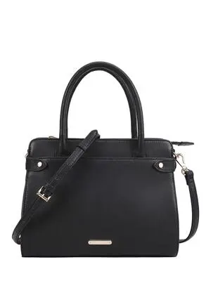 Paul Costelloe Trishuli Leather Satchel Bag - Black