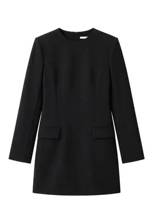 FRONT ROW SHOP Margot Reversible Tailored Blazer - Black