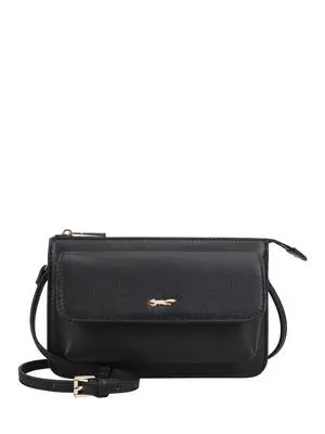 Paul Costelloe Sabina Leather Crossbody Bag - Black